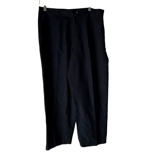Emma James | Pants & Jumpsuits | Emma James Navy Linen Pants 6 Wide Leg ...